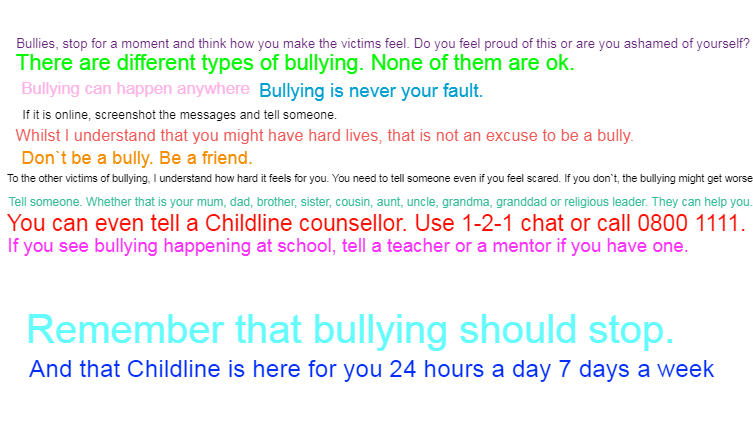 Anti Bullying | Childline