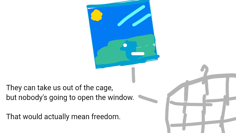 We are all birds, owned by society | Childline